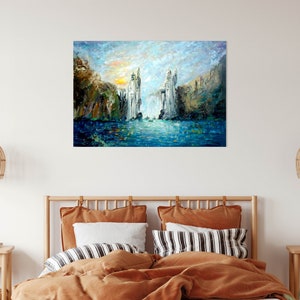 The Argonath Canvas Print, Lord of the Rings Wall Art - Etsy