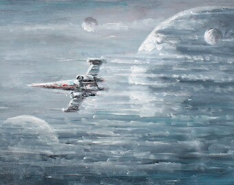 X-wings Over Water Print Battle of Takodana Wall Art Star - Etsy