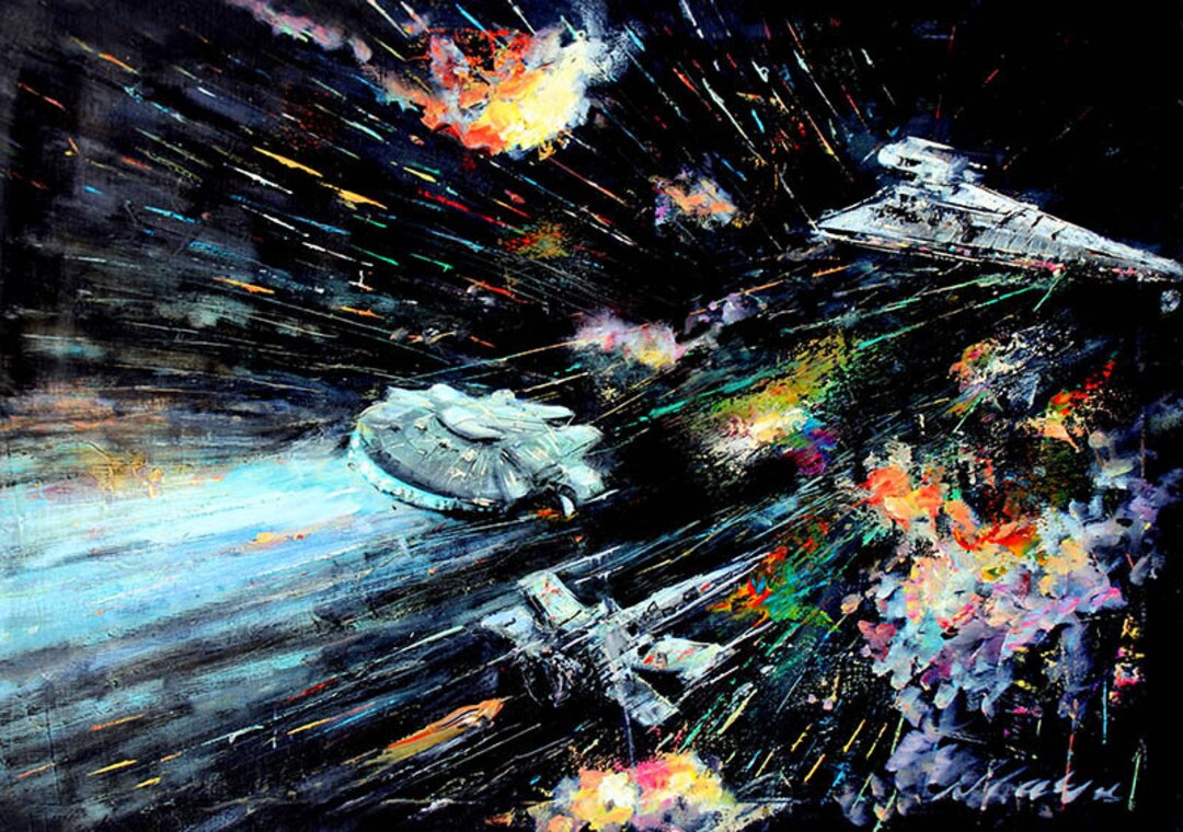 Star Wars Battle Art