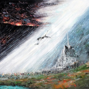 Gondor Canvas Print, LOTR Themed Wall Art, Gondor Print / Wall Art - Etsy