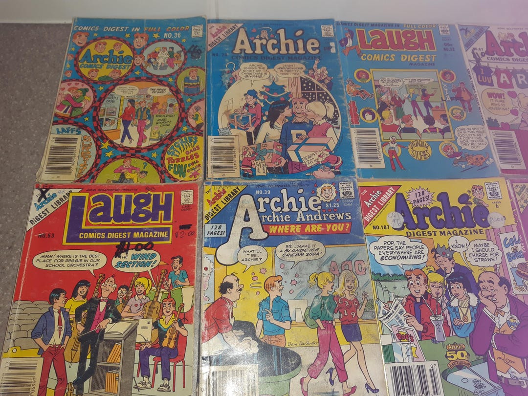 17 Assorted Archie, Casper and Richie Rich Books 1980's. - Etsy Australia