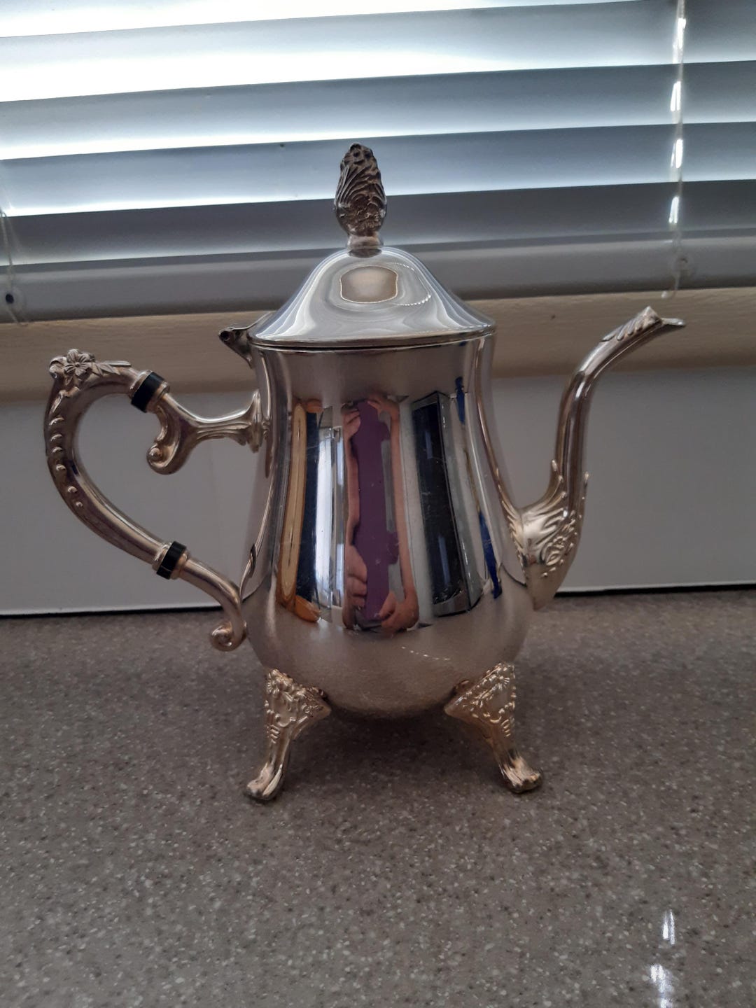 Estelle Coffee Pot. Silver Plated. Made in Australia - Etsy