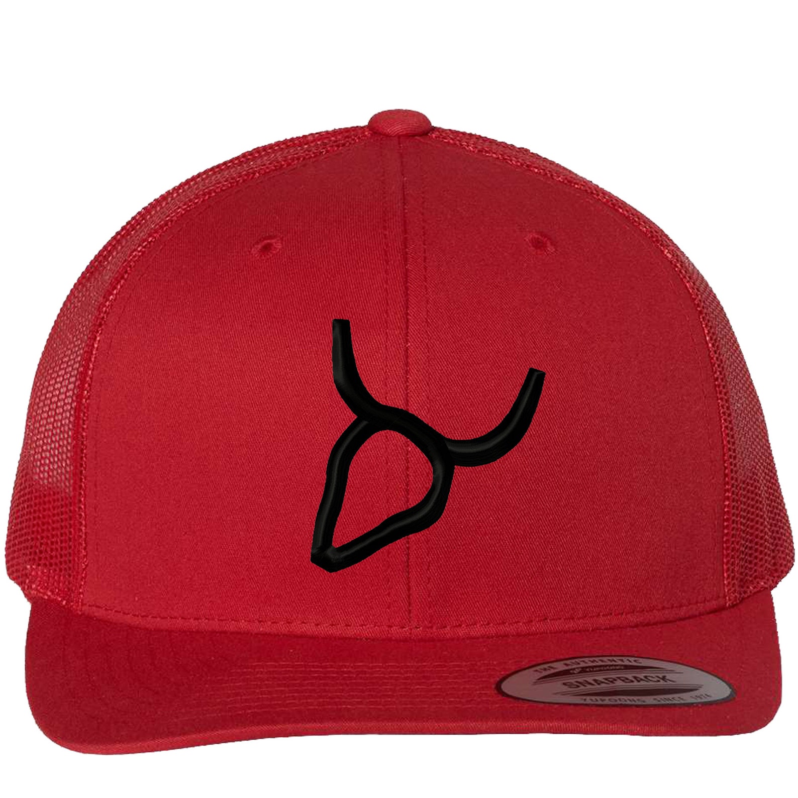 Aleph Tav Ox 3D Puff Embroidered Retro Trucker Hat Hebrew - Etsy