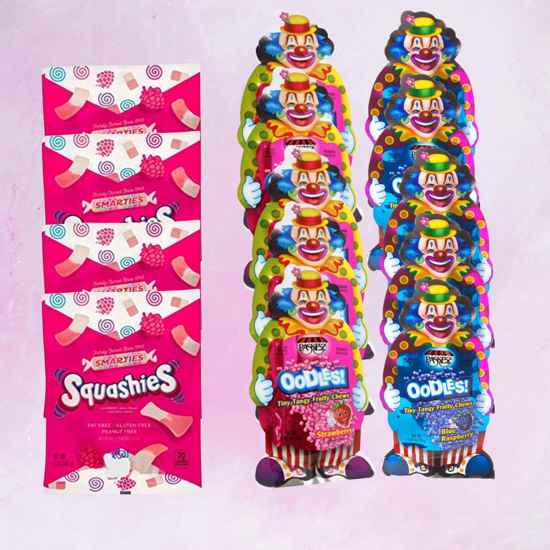 Bulk Candy | Squashies Raspberry Cream Candy | Oodles Blue Raspberry ...