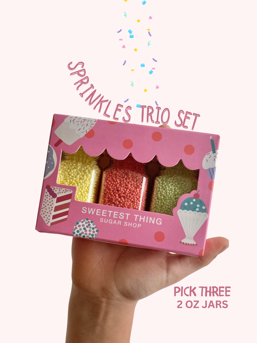 Sprinkles Gift Set | Sprinkle Gift Box | Nonpareil Sprinkles - Etsy