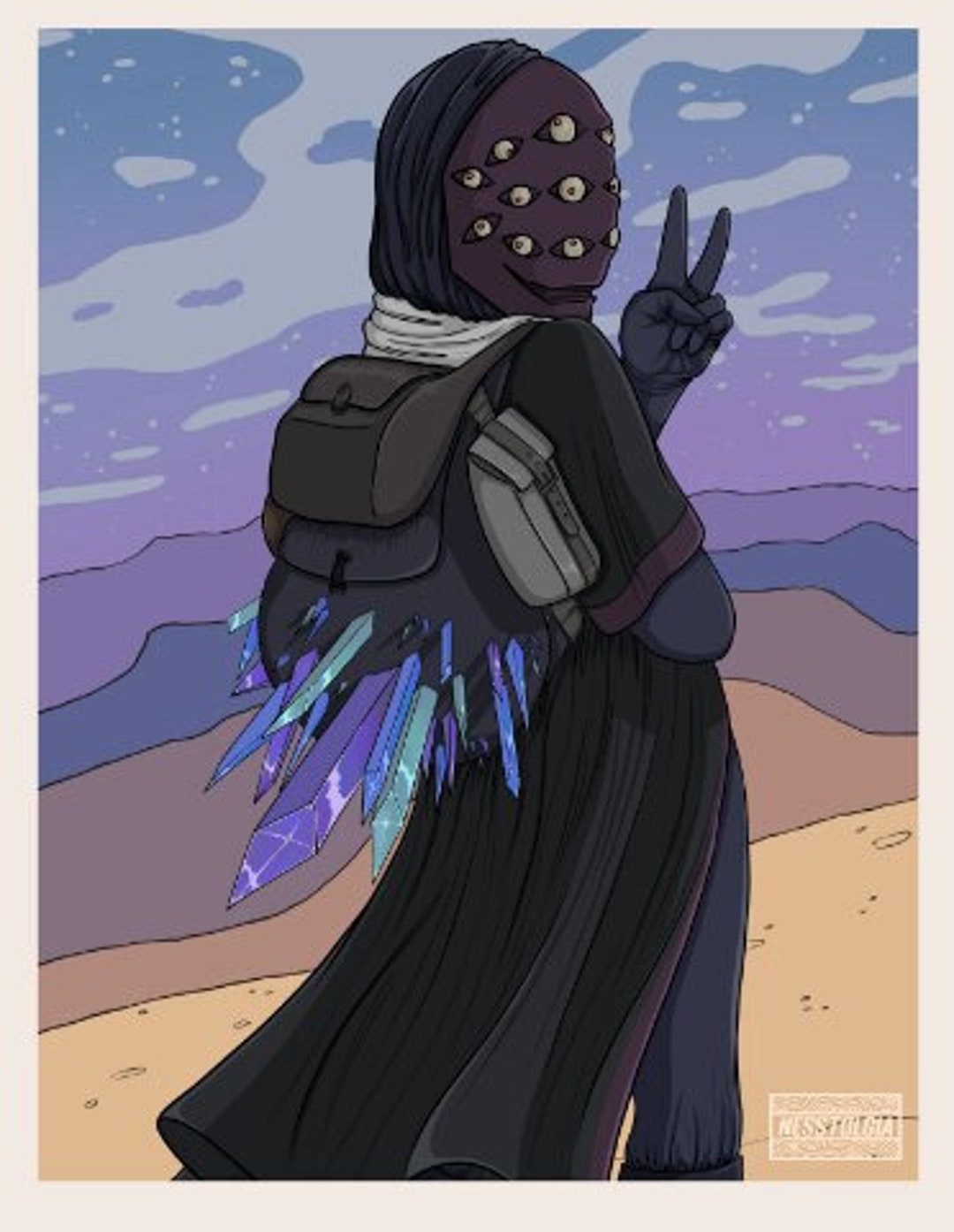 The Shade of Eccria | Art Print | Sable Fan Artwork | Sable Game Fan ...