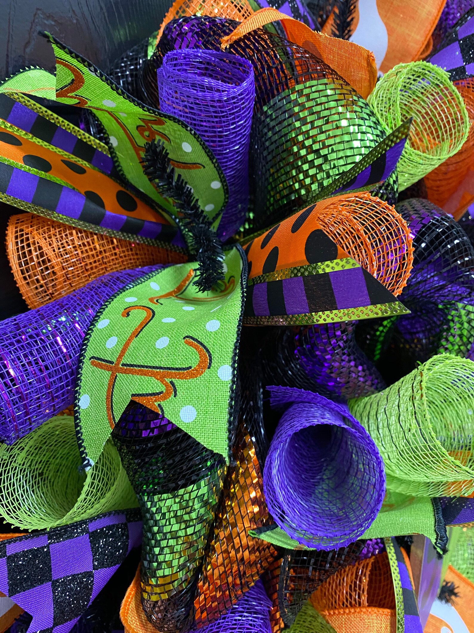 Spooky Wreath Ghost Wreath Halloween Wreath | Etsy