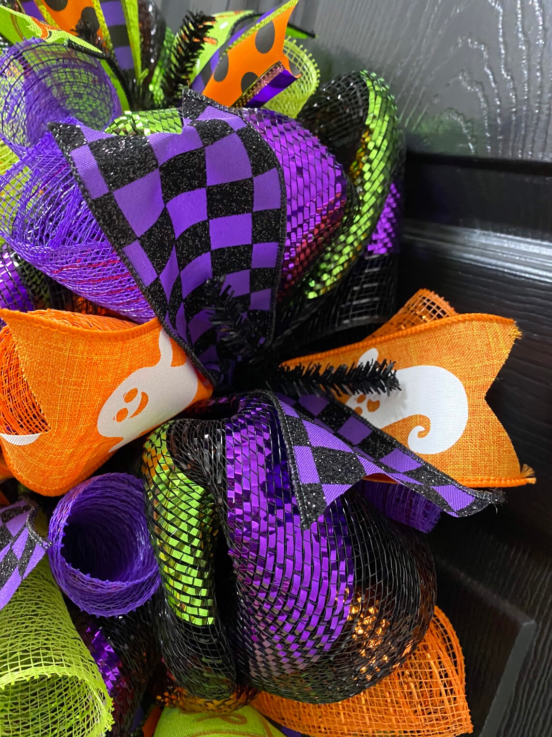 Spooky Wreath Ghost Wreath Halloween Wreath - Etsy