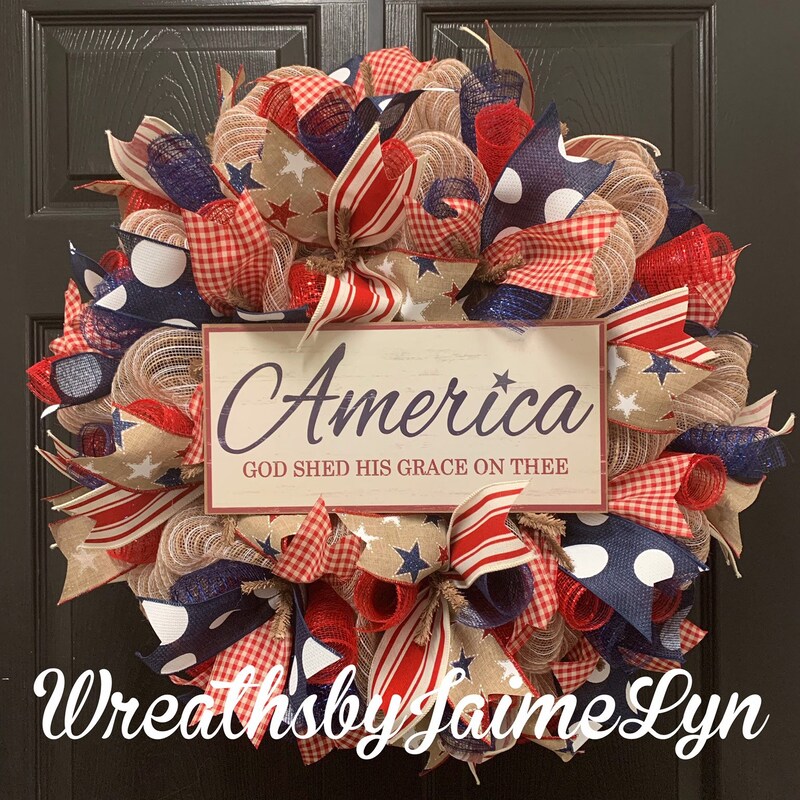 Memorial Day Wreath - Etsy
