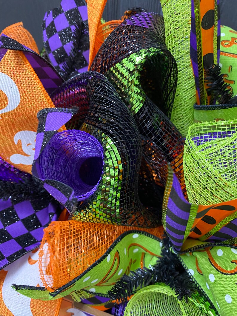 Spooky Wreath Ghost Wreath Halloween Wreath | Etsy