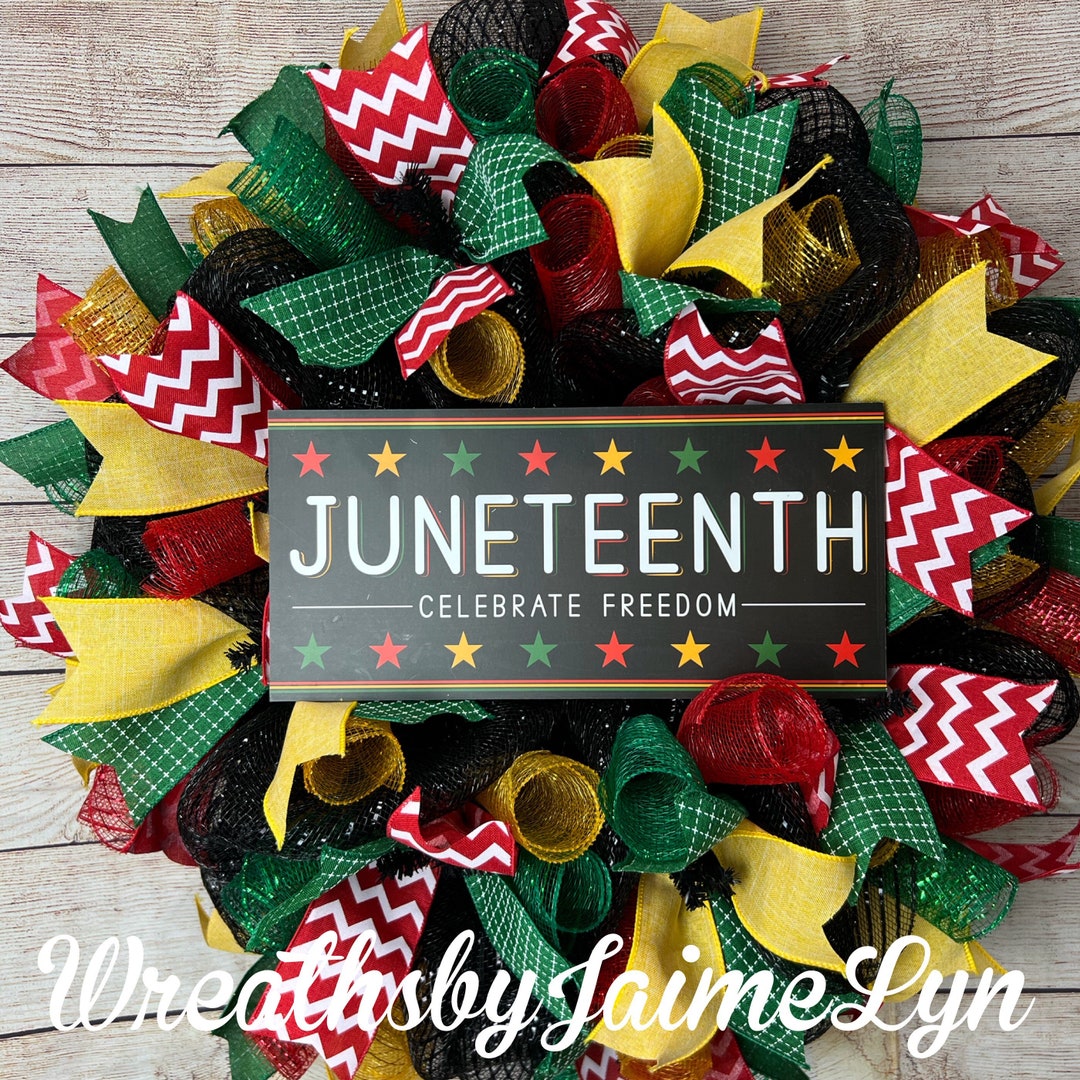 Juneteenth Wreath - Etsy