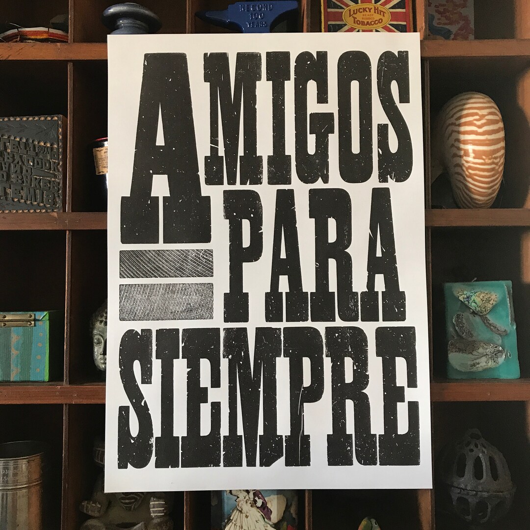 Friendship Amigos Print - Etsy