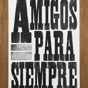Friendship Amigos Print - Etsy