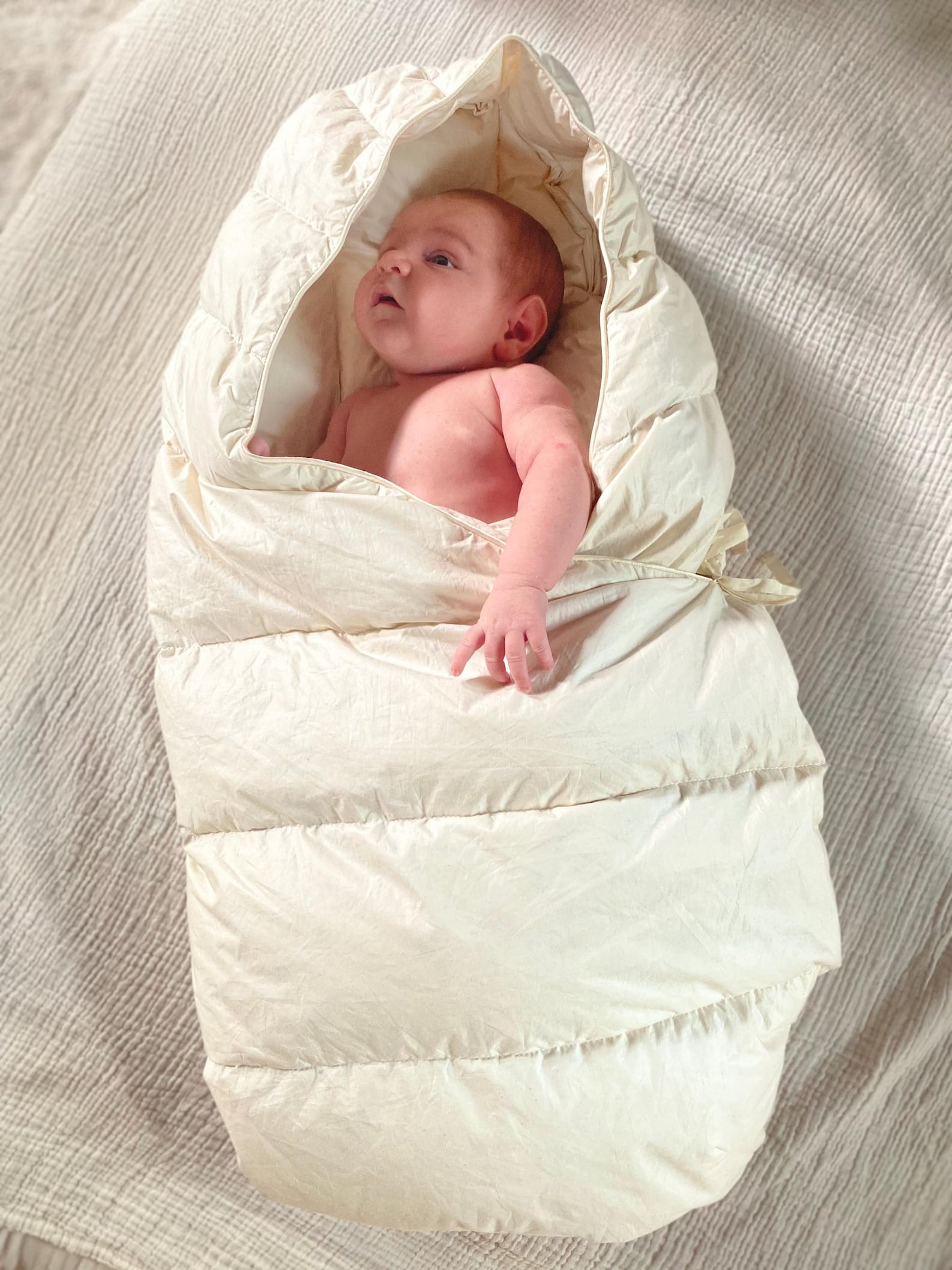 Goose Down Baby Carry Bag: Naturaborn Cotton Carrier, Newborn Gift - Etsy