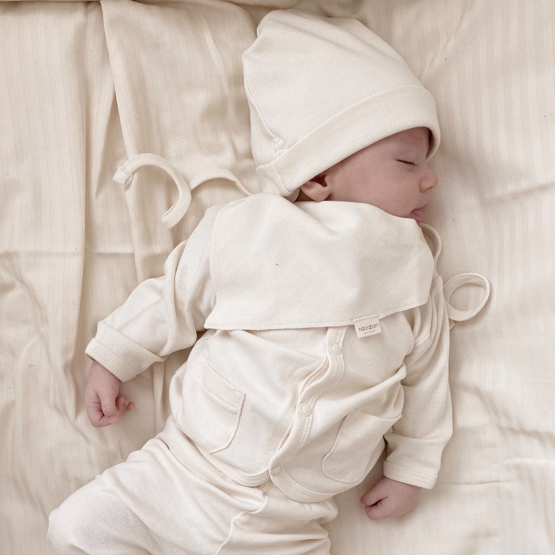 GOTS Organic Cotton Newborn Baby Jacket - Naturaborn - Etsy