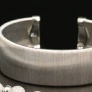 Estate Splendori Heavy 60g Vintage Sterling Silver Bracelet Cuff ...