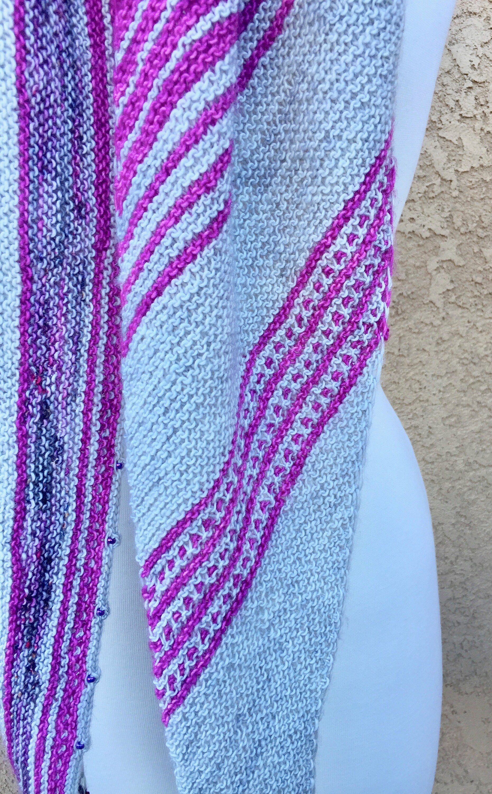 Knit Shawl Pattern: Dream in Color Shawl, INSTANT DIGITAL DOWNLOAD - Etsy
