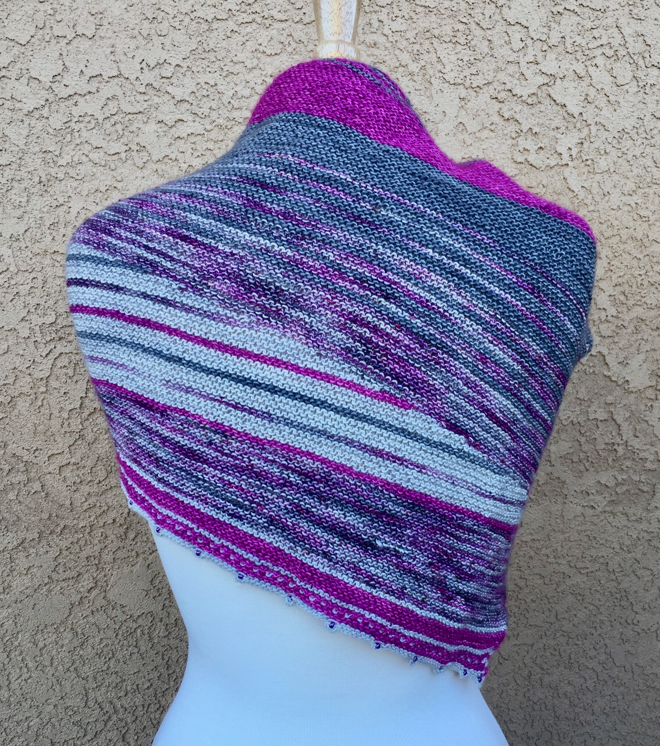 Knit Shawl Pattern: Dream in Color Shawl, INSTANT DIGITAL DOWNLOAD - Etsy