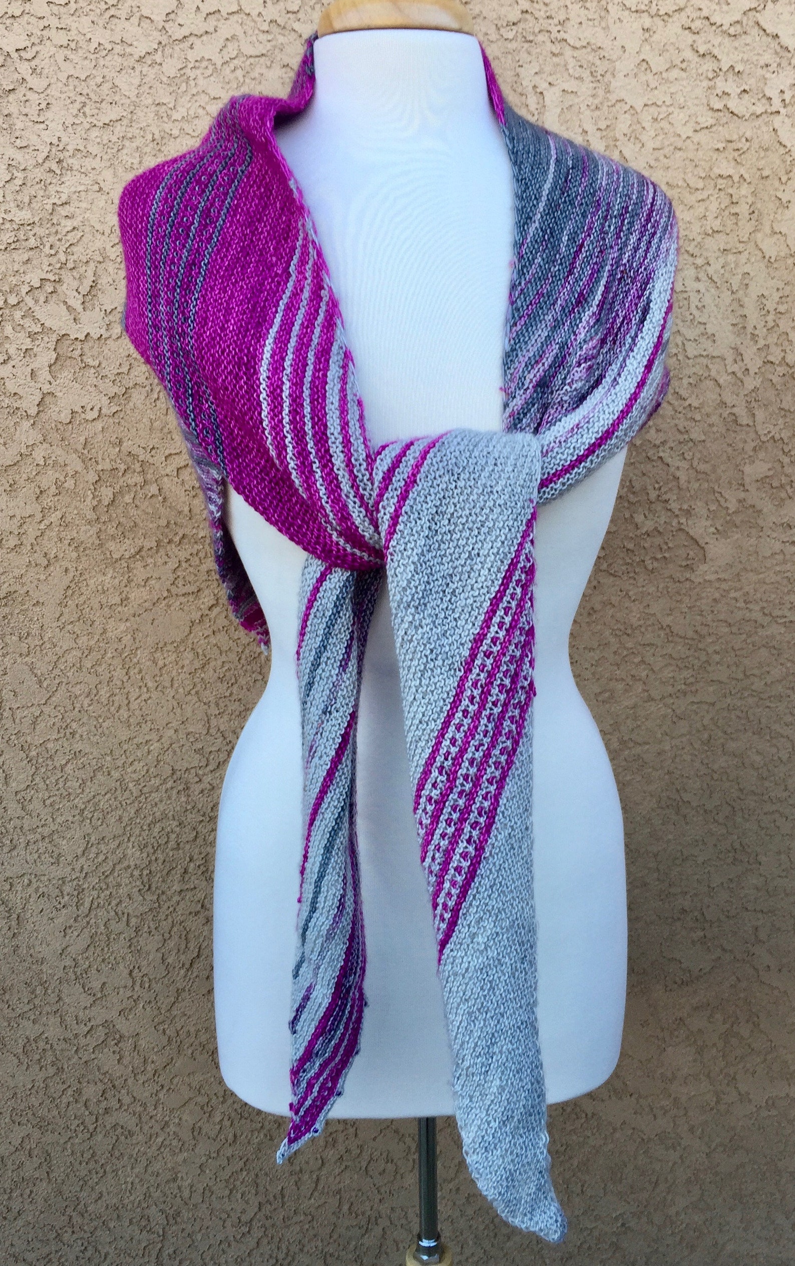 Knit Shawl Pattern: Dream in Color Shawl, INSTANT DIGITAL DOWNLOAD - Etsy