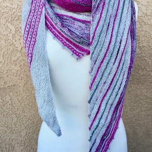 Knit Shawl Pattern: Dream in Color Shawl, INSTANT DIGITAL DOWNLOAD - Etsy