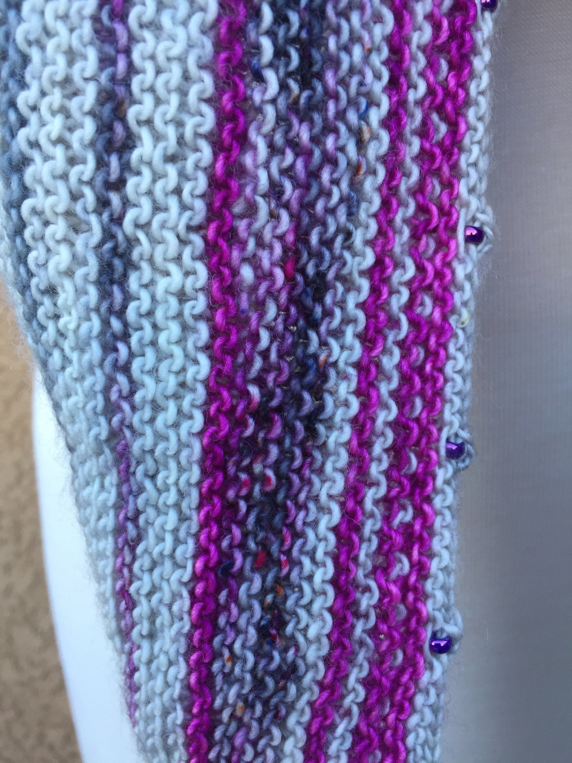 Knit Shawl Pattern: Dream in Color Shawl, INSTANT DIGITAL DOWNLOAD - Etsy