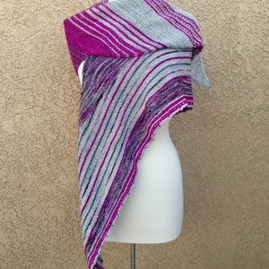 Knit Shawl Pattern: Dream in Color Shawl, INSTANT DIGITAL DOWNLOAD - Etsy