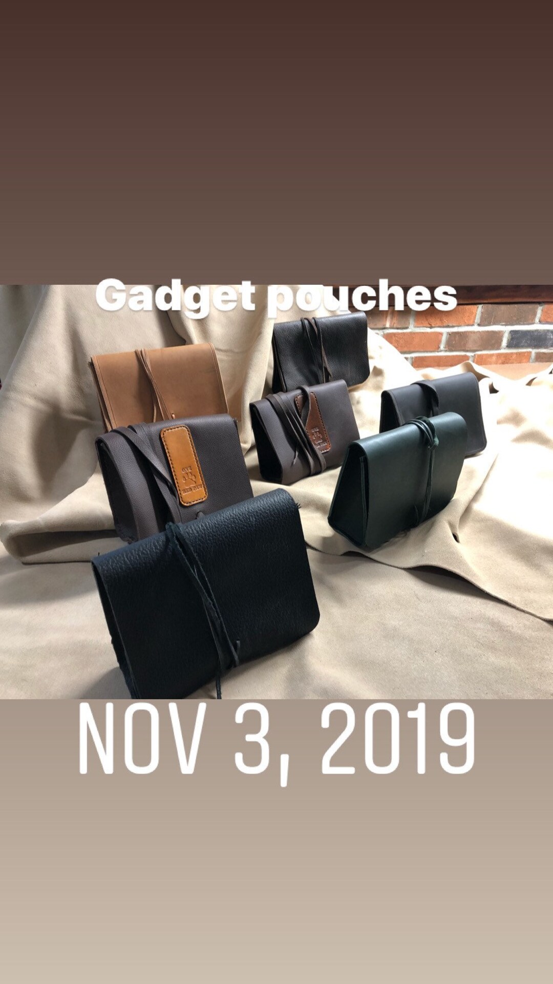 Leather Gadget Pouches - Etsy