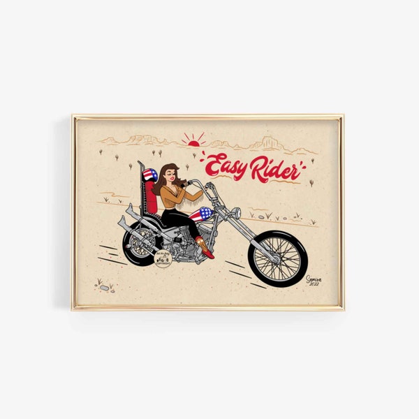 Harley Rider - Etsy