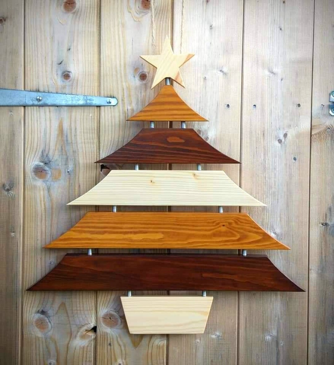 Handmade Traditional Christmas Tree, Wooden Bespoke Christmas Tree ...