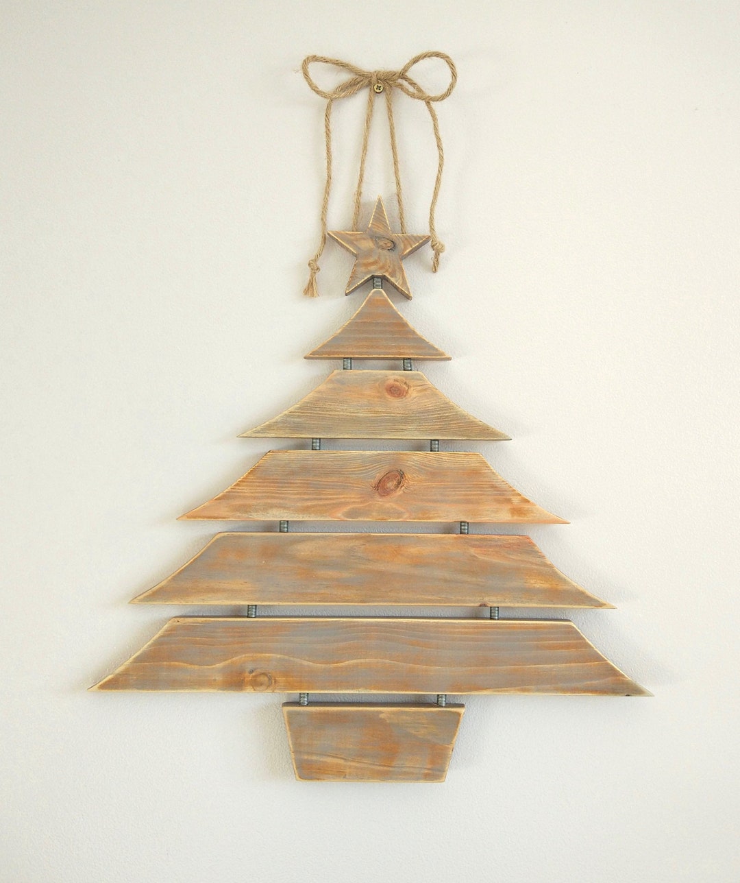Handmade Traditional Christmas Tree, Wooden Bespoke Christmas Tree ...