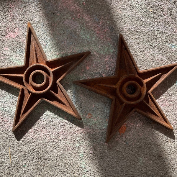 Cast Iron Stars - Etsy