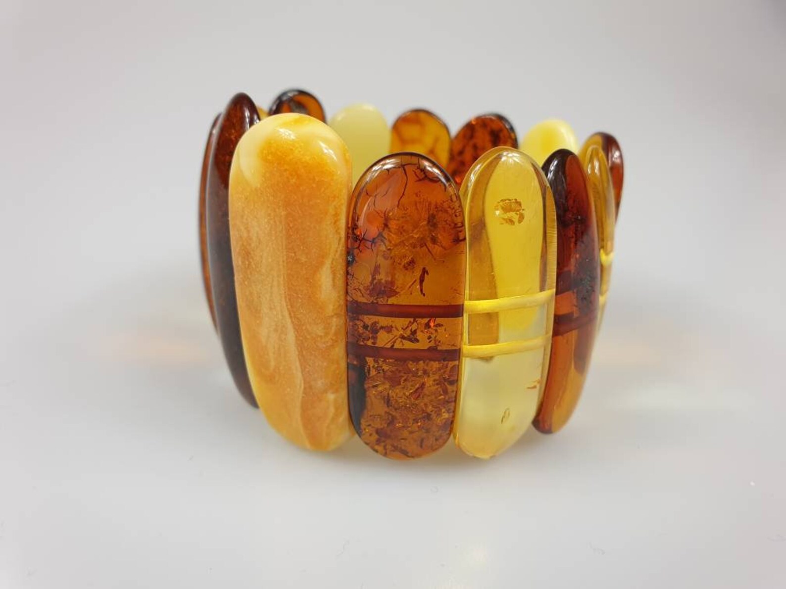 Multi Colour Genuine Amber Bracelet Unisex Large Amber Beads - Etsy