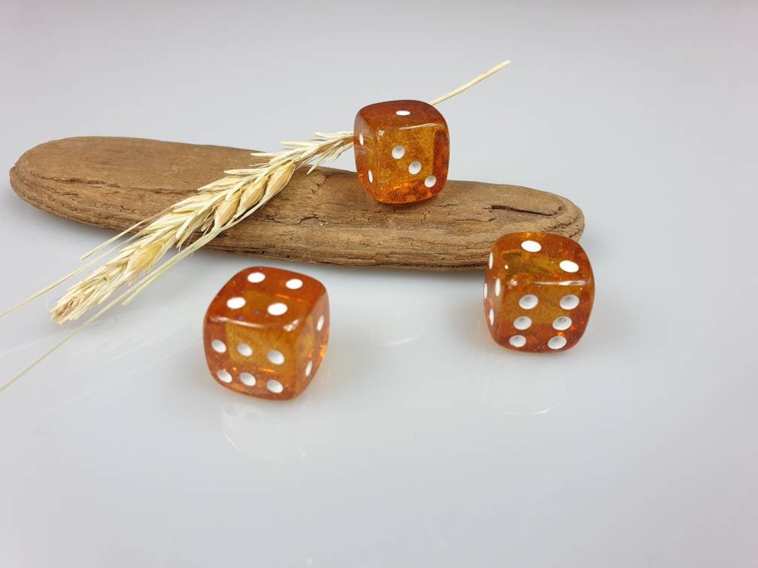 Amber Dice. Playing Dice. Game Dice. Game Accessory. Home Decor ...