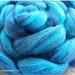 Merino Silk 'deep Sea Diving' Blended Top 100g Braid - Etsy