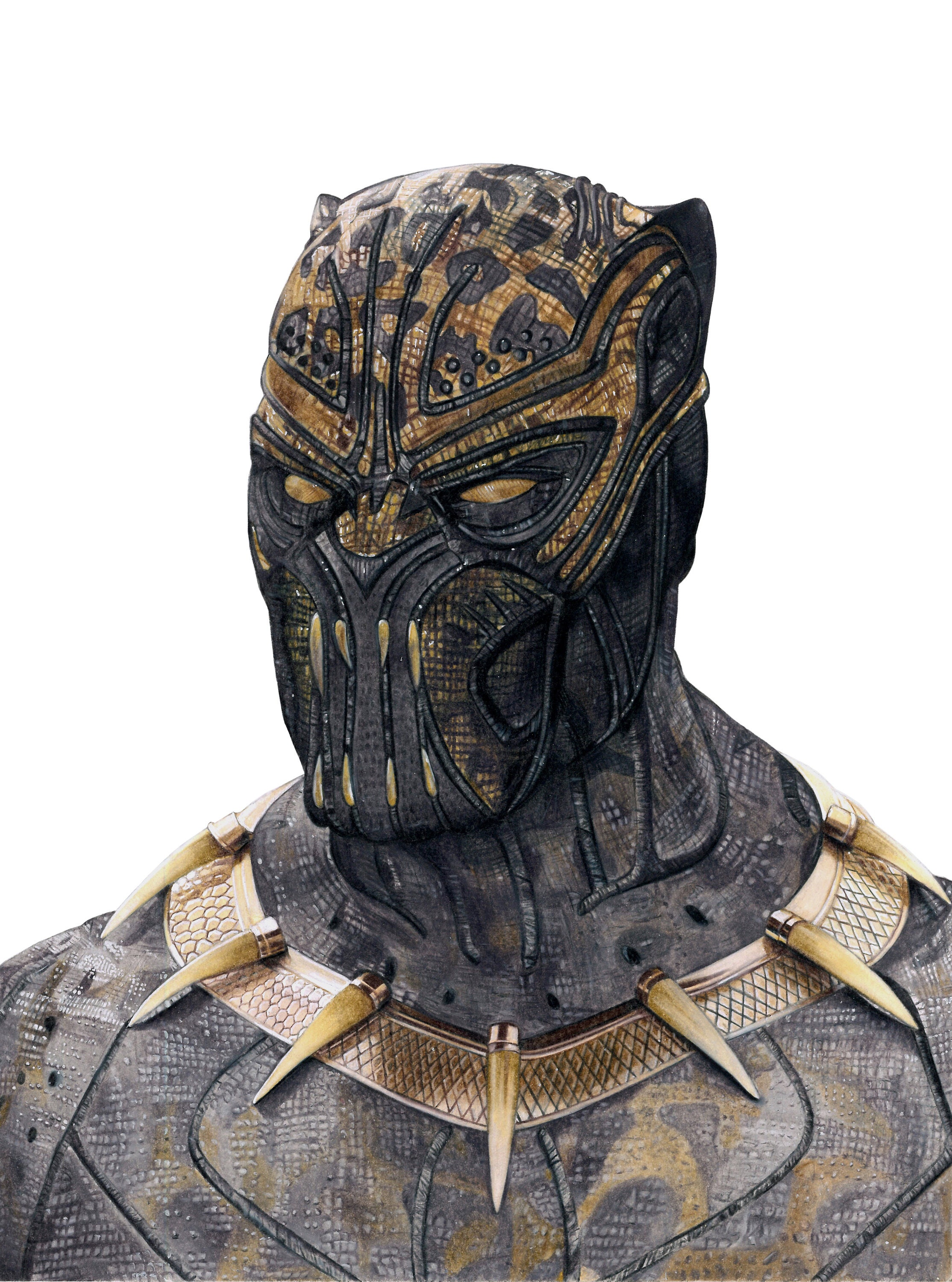 Black Panther and Killmonger Artwork A3 Fine Art Print - Etsy