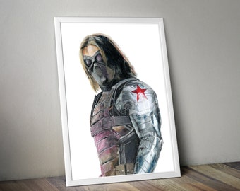 Winter Soldier Art Print - Etsy