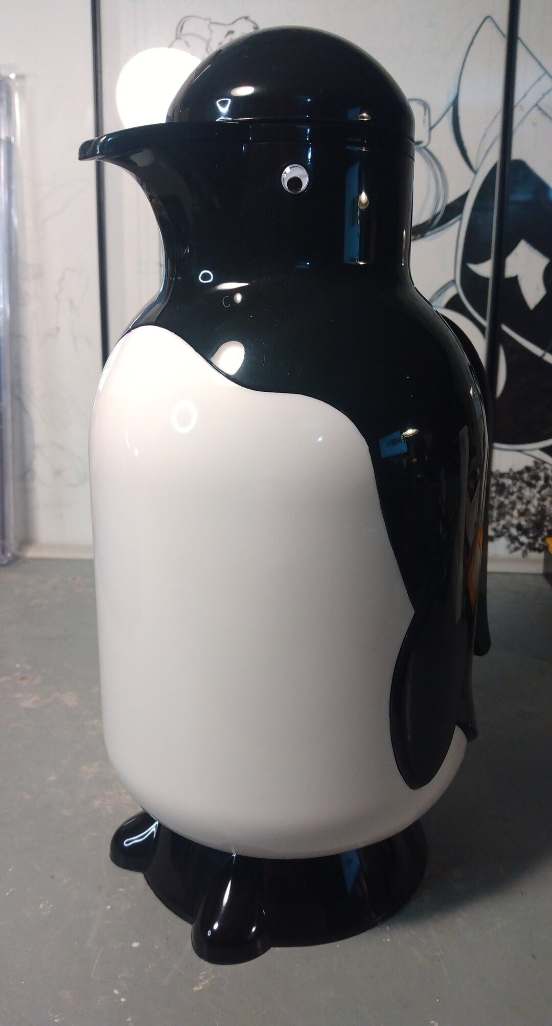Vintage Metrokane Thermal Penguin Plastic Pitcher Thermos Carafe | Nice ...