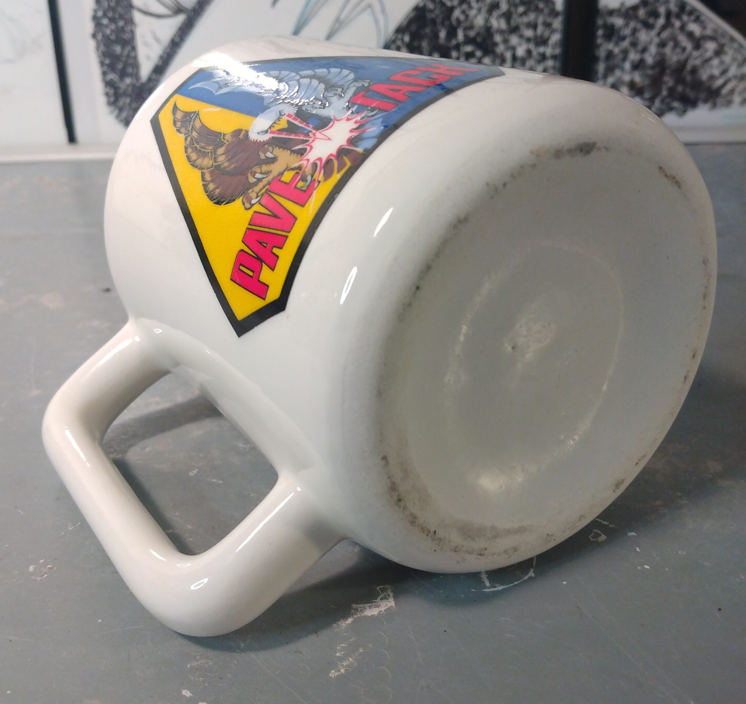 HTF Rare Pave Tack Ford Aerospace Targeting Pod Collectible Coffee Cup ...