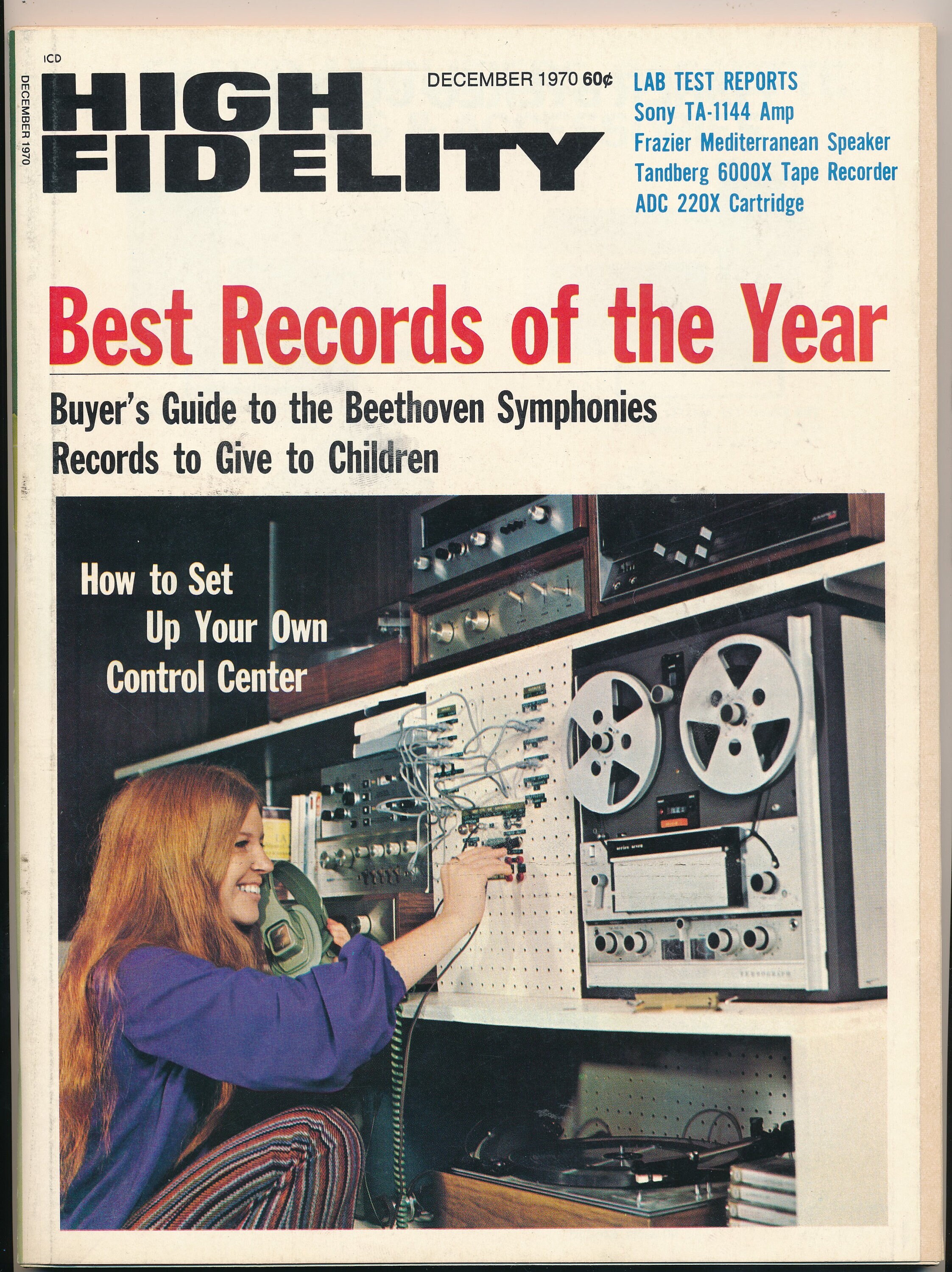 Vintage Classic High Fidelity Magazine December 1970 Stereo Equipment Records Music Stereophile ...