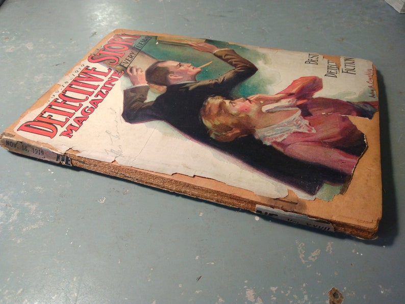 Detective Story Pulp Magazine | Nov 18, 1919 | Jack Bethea Novella John ...