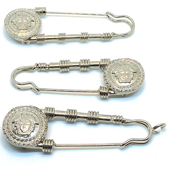 Versace Safety Pin - Etsy