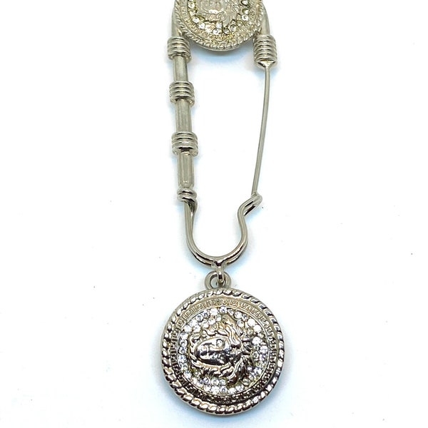 Versace Safety Pin - Etsy