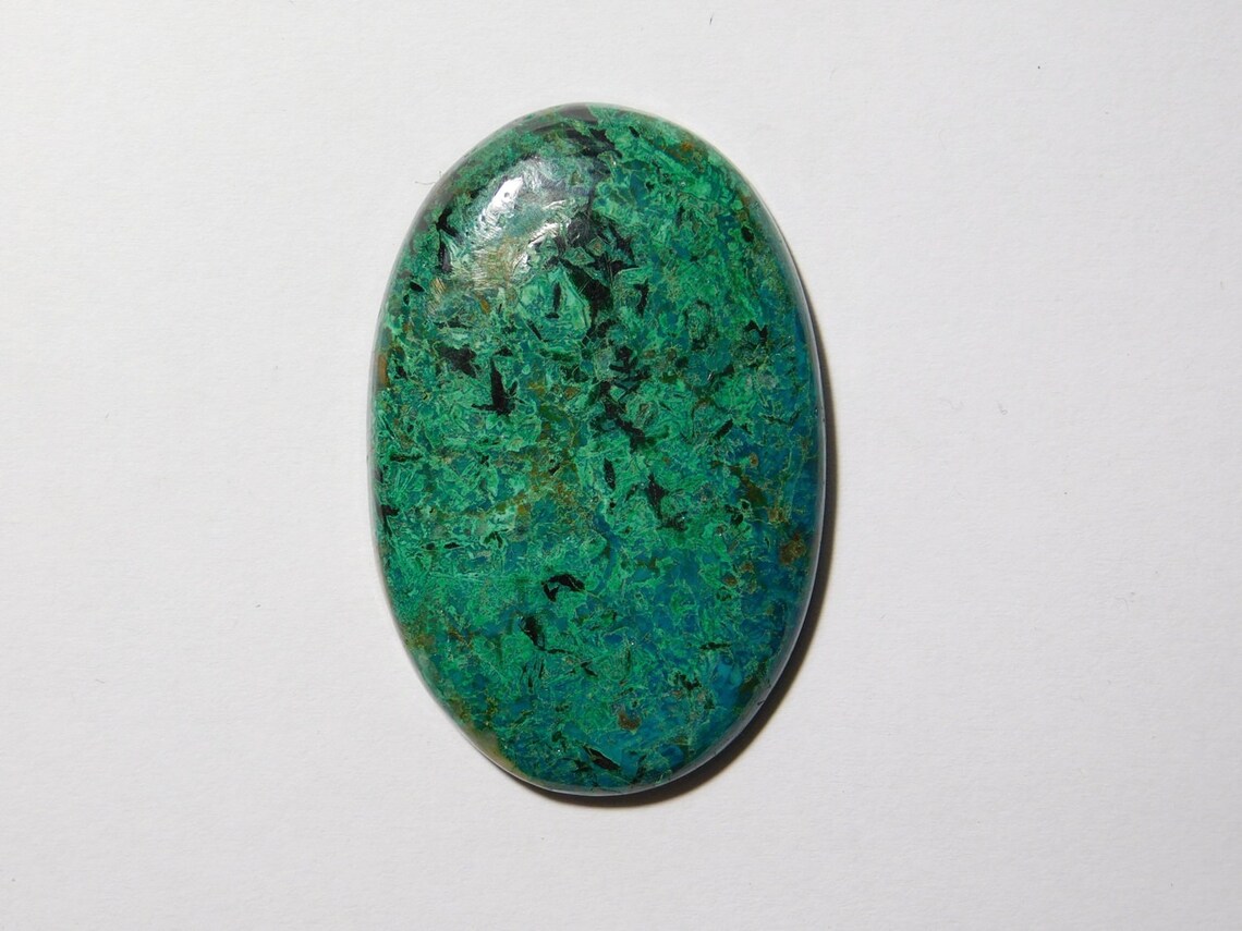 AAA Natural Green Azurite cabochon Azurite cabochon | Etsy