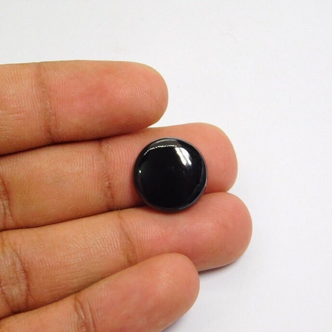 Black Spinel Stone, Spinel Gemstone, Natural Black Spinel Cabochon ...