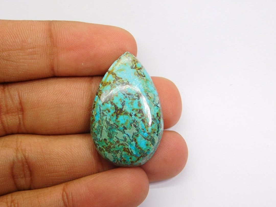 African Turquoise Gemstone, Natural African Turquoise Cabochon, African ...