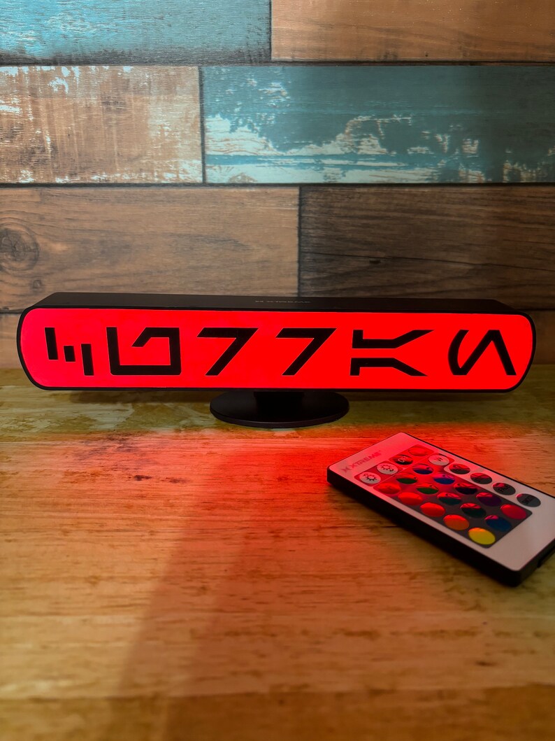 Customized Star Wars Inspired Aurebesh Light up Sign. - Etsy