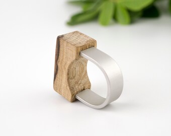 African Wood Ring - Etsy