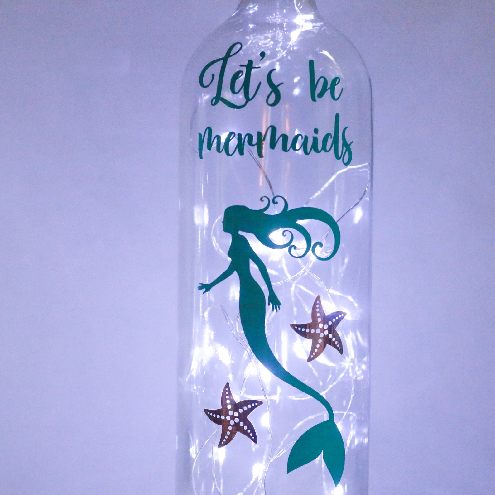 Mermaid Gifts Bottle Light Mermaid Lover Mermaid Lamps | Etsy