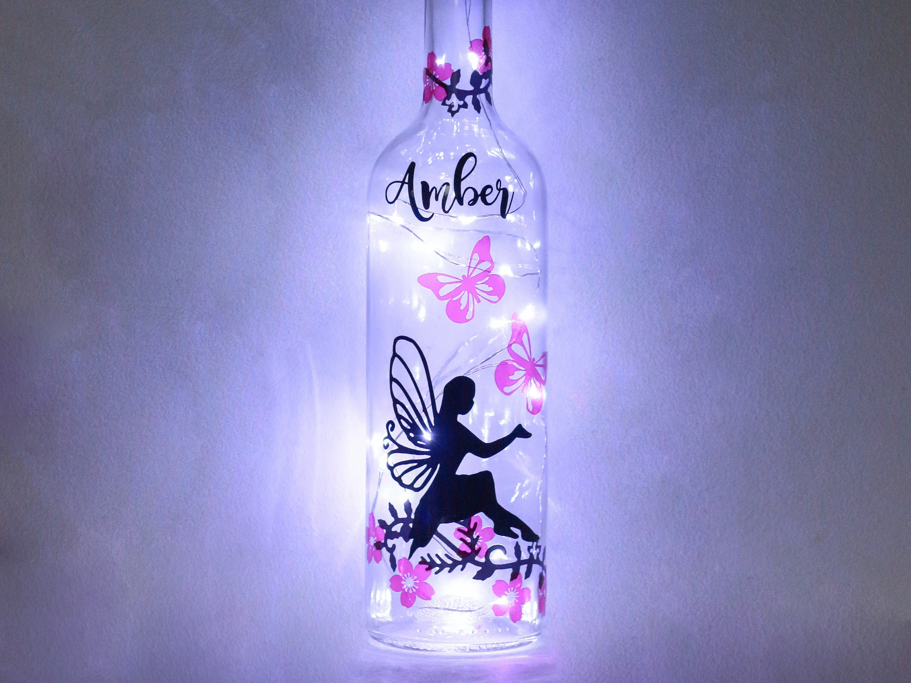 Personalised Fairy Gifts Fairy Bottle Lamp Name Gifts for - Etsy
