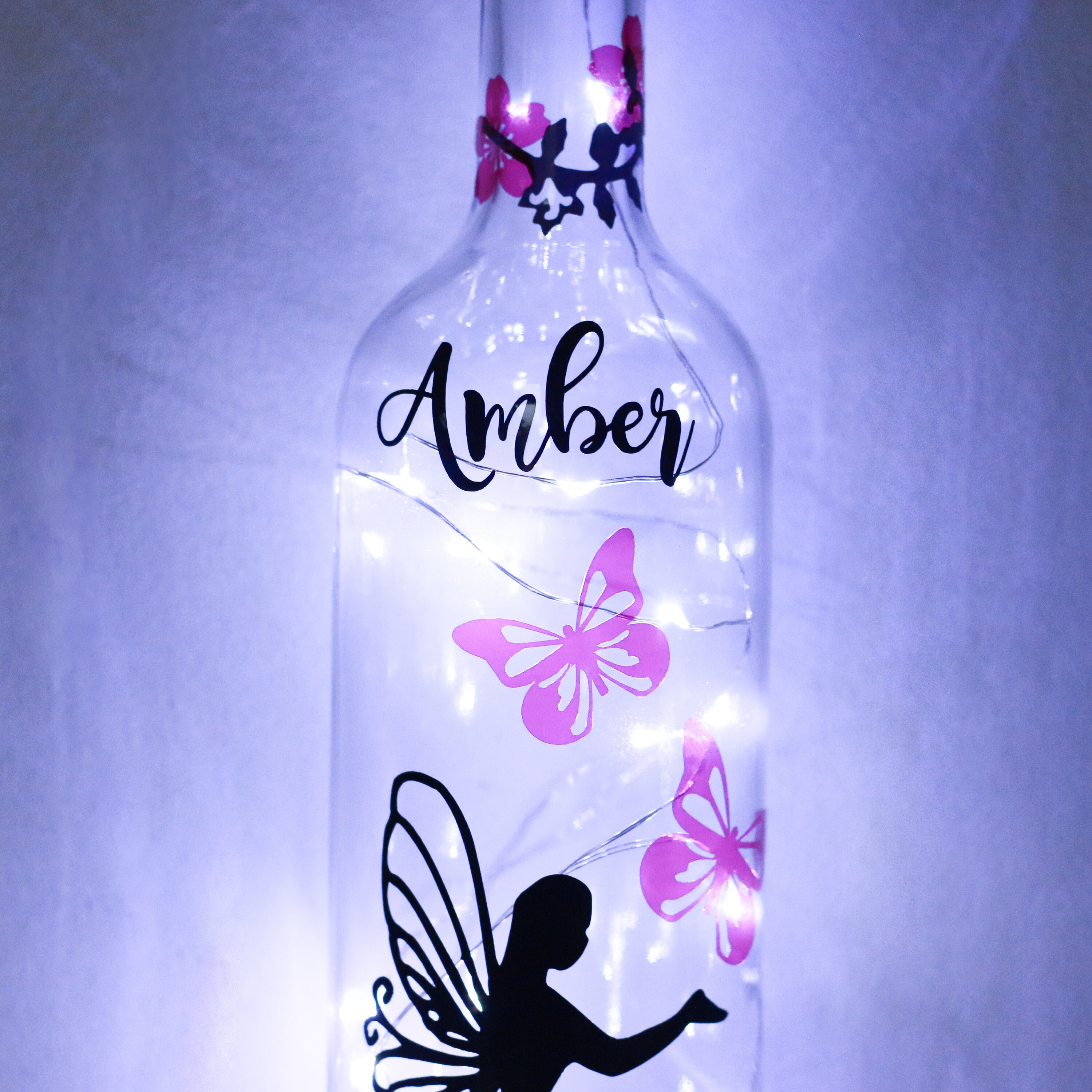 Personalised Fairy Gifts Fairy Bottle Lamp Name Gifts for - Etsy